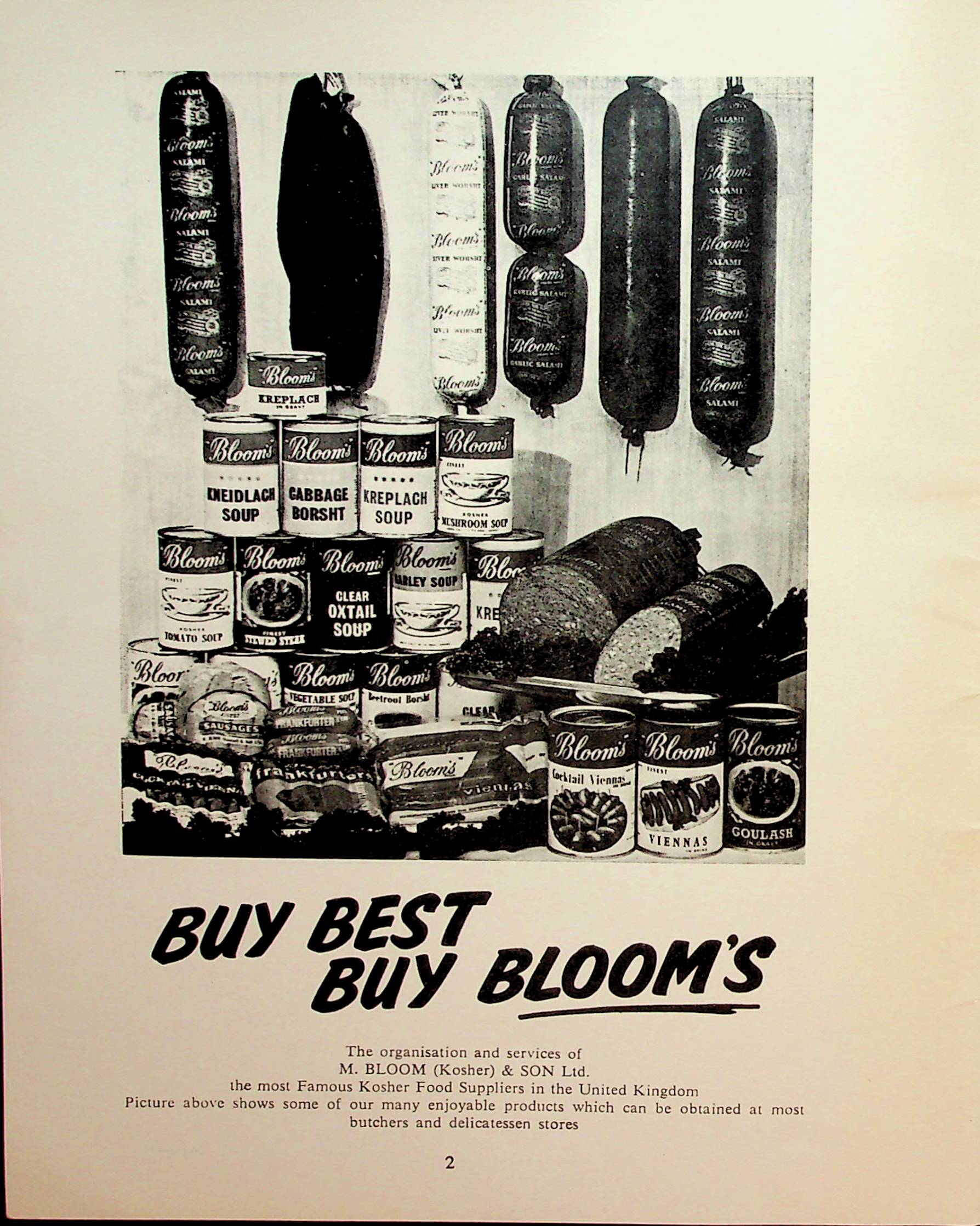 Bloom’s – The Most Famous Kosher Restaurant in Great Britain. – Jewish ...